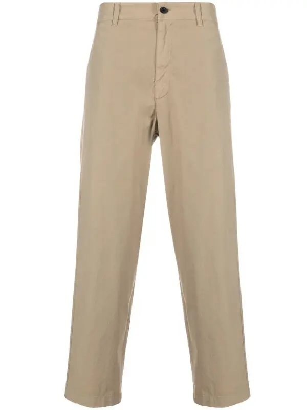 DEPARTMENT 5 Mid-rise Stretch-cotton Chinos - Neutrals