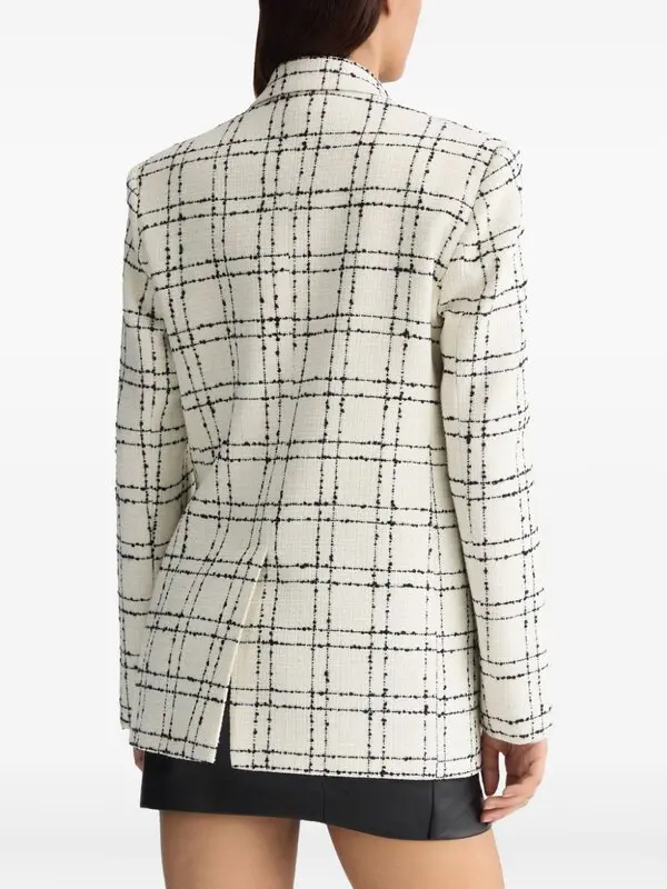 Liu Jo Checked Double-breasted Blazer