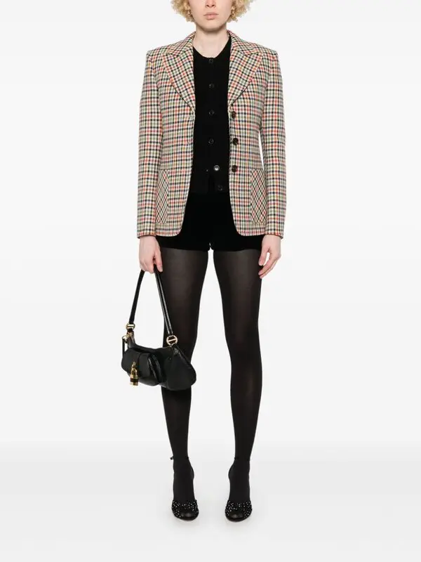 Chloé Checked Tailored Blazer