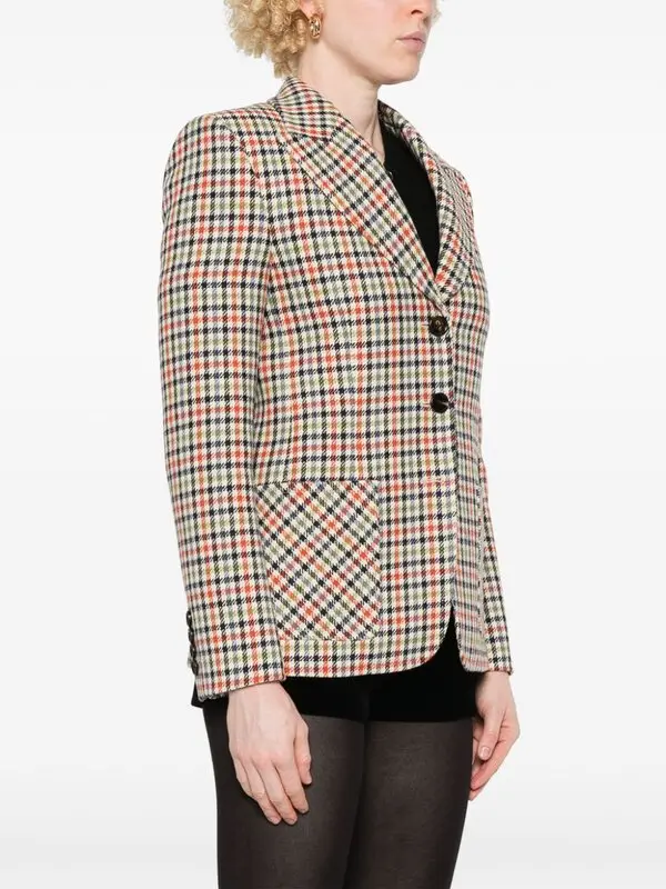 Chloé Checked Tailored Blazer