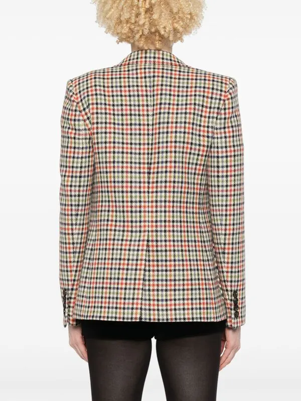 Chloé Checked Tailored Blazer