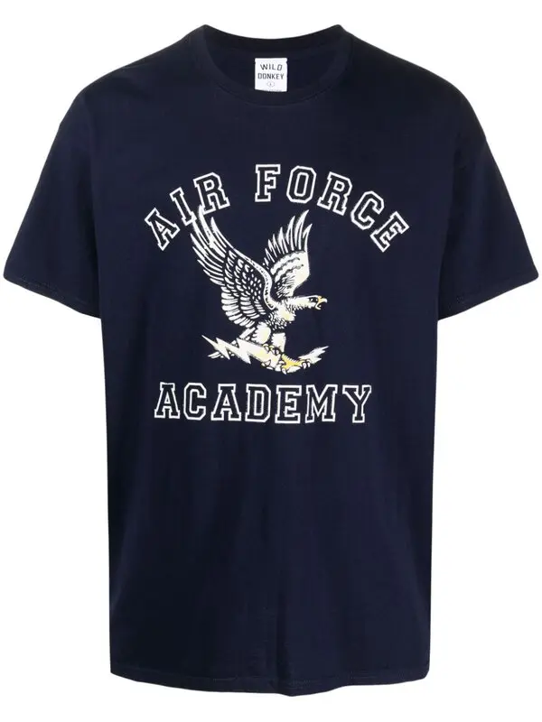 WILD DONKEY Air Force Cotton T-shirt