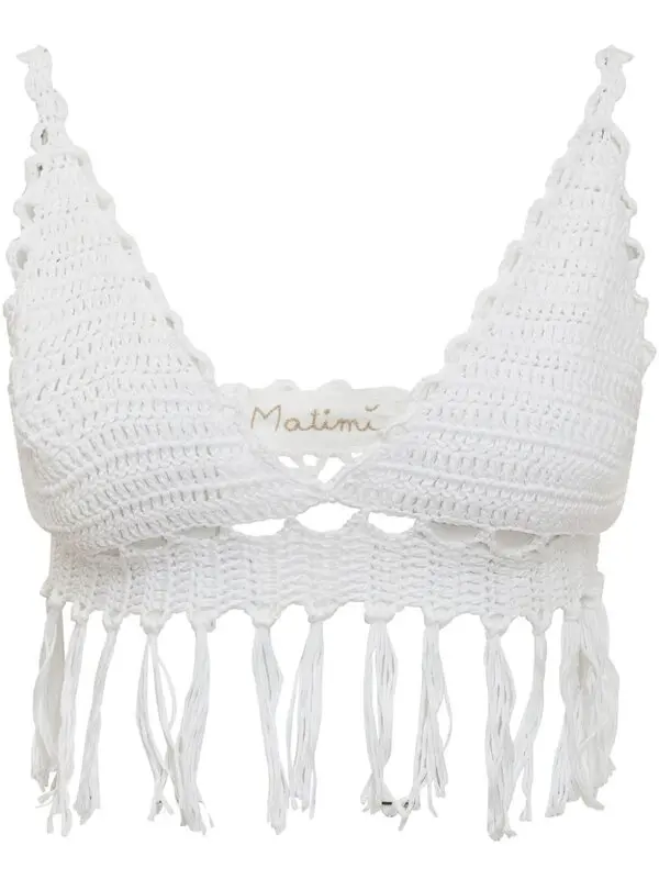 MATIMI Knitted Top - White