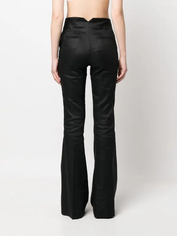 OMBRA MILANO High-waisted Flared Trousers