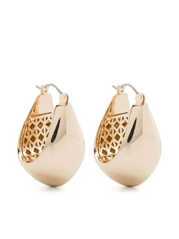 Eddie Borgo Teardrop Hoop Earrings - Gold