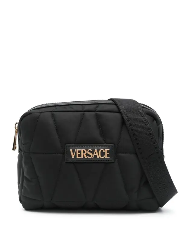 Versace Myth Quilted Belt Bag - Black