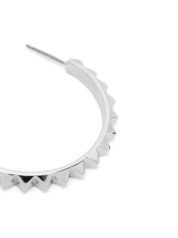 Eddie Borgo Pyramid Stud Earrings - Silver