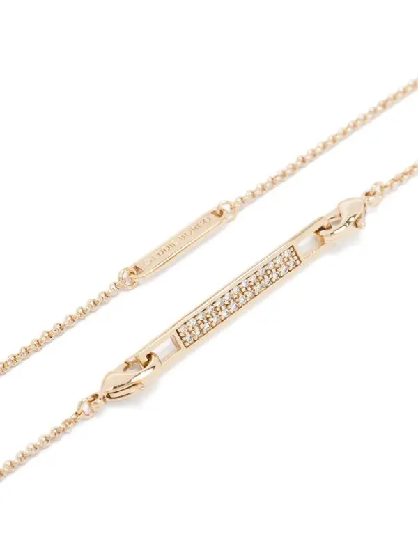 Eddie Borgo Pavé Safety Chain Necklace - Gold