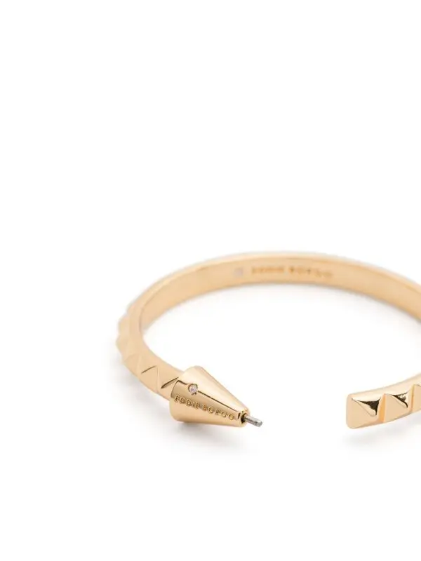 Eddie Borgo Pyramid Hoop Earrings