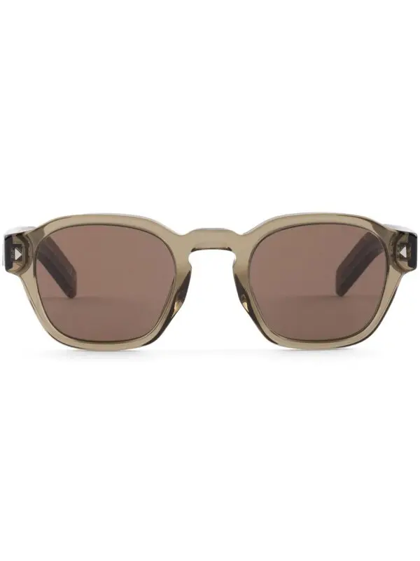 Prada Round-frame Sunglasses - Brown