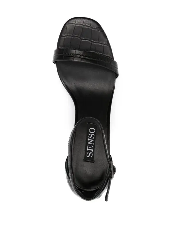 Senso Quelle Iii Leather Sandals - Black