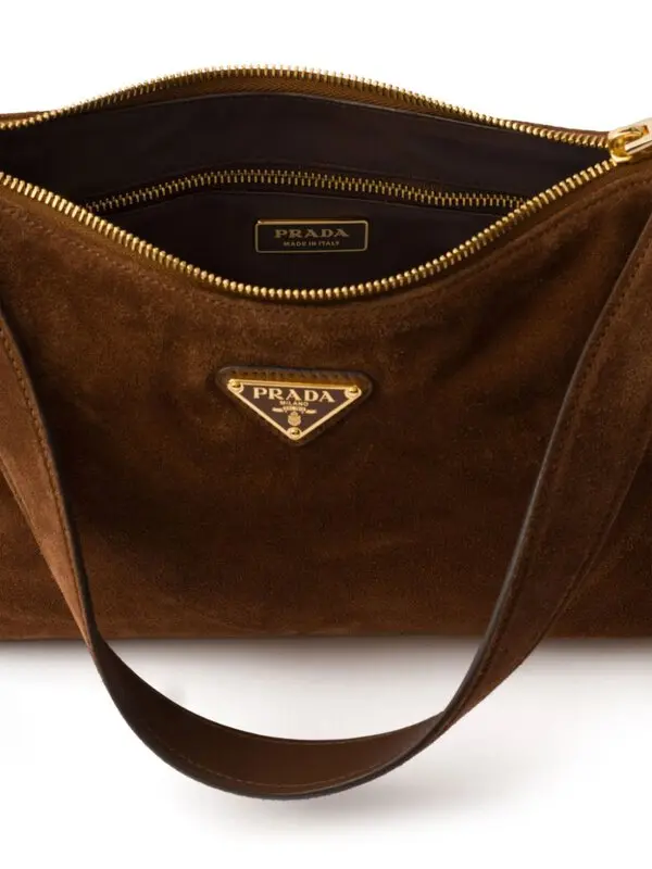 Prada Aimée Medium Shoulder Bag - Brown