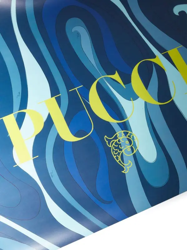 Emilio Pucci Marmo-print Yoga Mat
