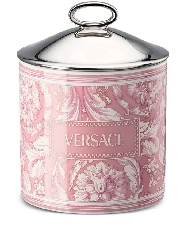 Versace Medium Barocco Porcelain Box - Pink