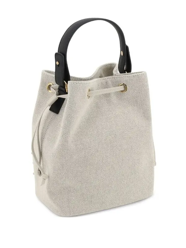 Versace La Medusa Canvas Bucket Bag
