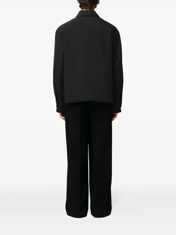 AMI Paris De Coeur Padded Overshirt - Black