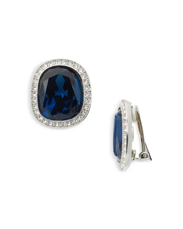 KENNETH JAY LANE Rhinestone Clip-on Earrings