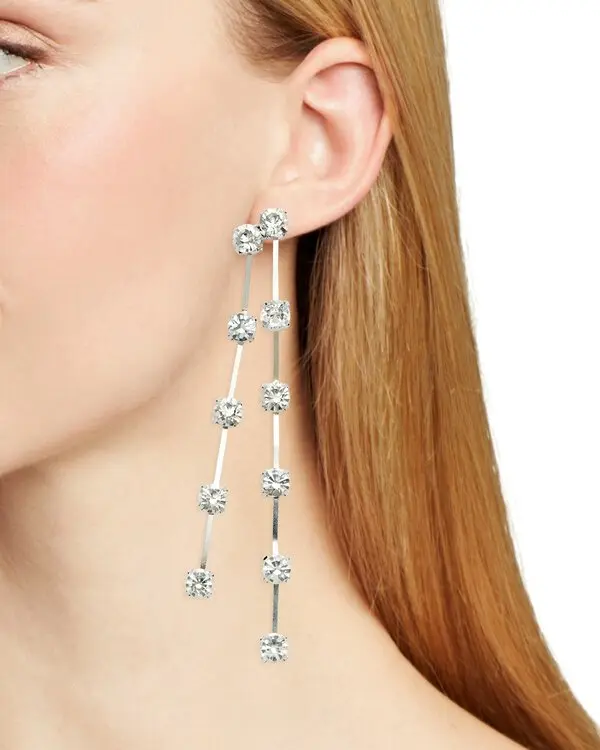 KENNETH JAY LANE Crystal Drop Earrings
