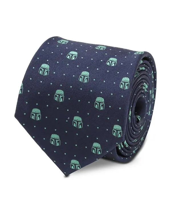 CUFFLINKS, INC. Star Wars Mandalorian Helmet Neck Tie - Navy
