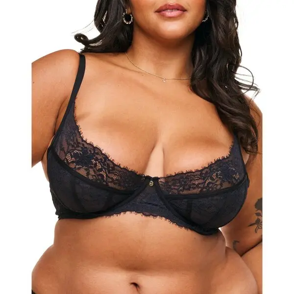 ADORE ME Mandi Unlined Demi Bra - Black