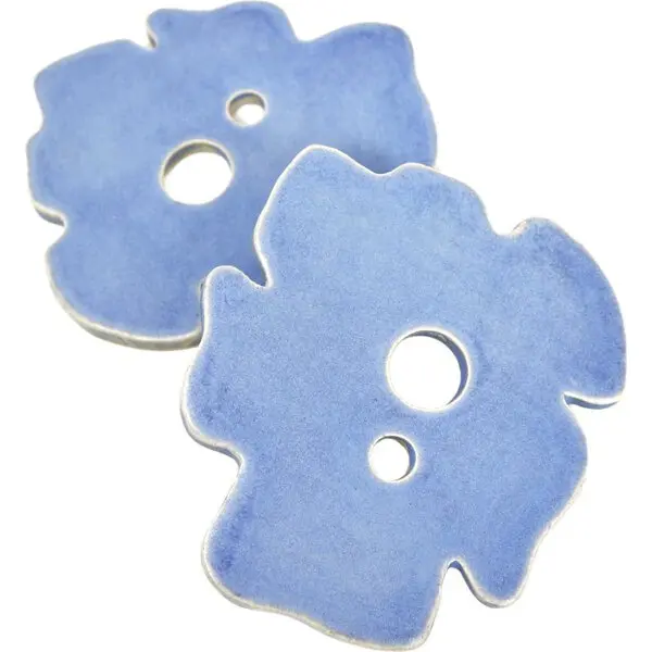 MIKKARBO Flower Frogsset Of 2 - Blue