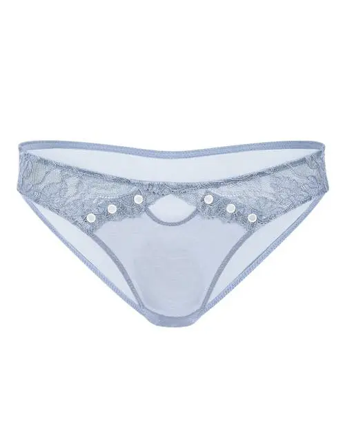 ADORE ME Kyra Brazilian Panties - Light Blue