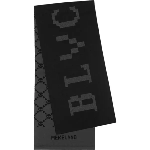 BLVCK PARIS Blvck X Memeland Scarf - Black