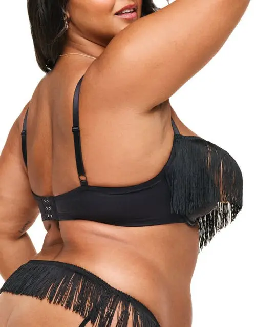 ADORE ME Cece Unlined Quarter Cup Bra - Black