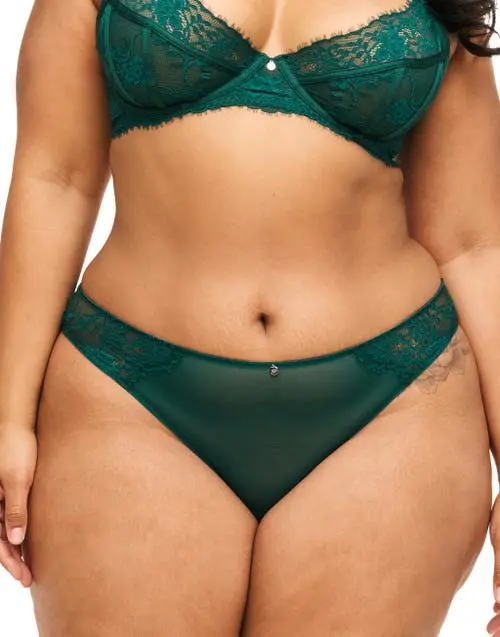 ADORE ME Mandi Cheeky Panties - Dark Green