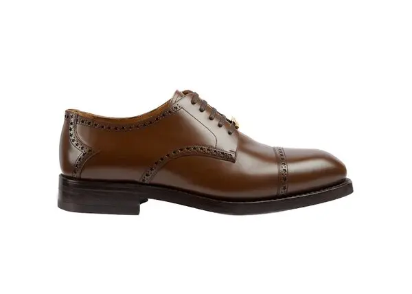 Gucci Lace-up Brogue - Brown