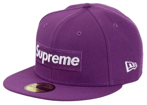Supreme Grinch Box Logo New Era 59fifty Fitted Cap - Purple