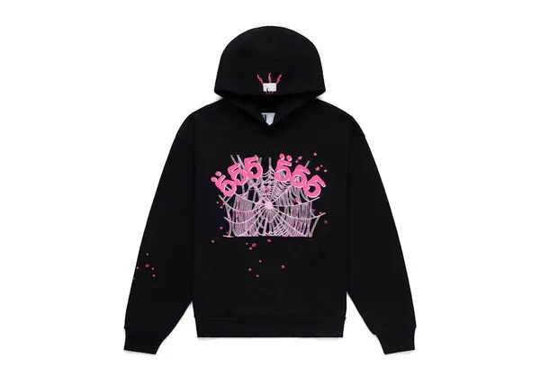 SP5DER Angel Number Hoodie - Black