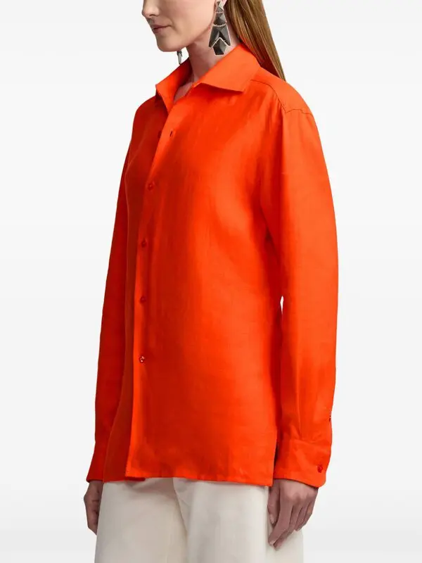 Ralph Lauren Linen Shirt - Orange