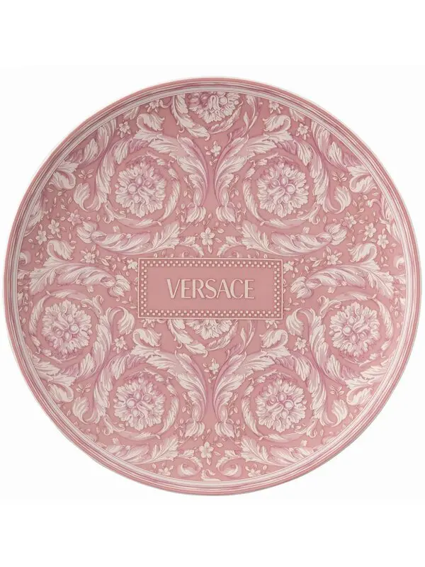 Versace Barocco Plate - Pink