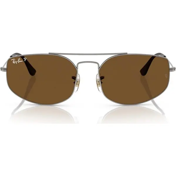 Ray-ban Explorer Rectangular Sunglasses - Gunmetal