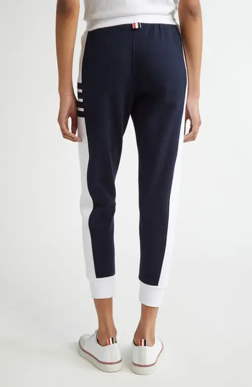Thom Browne Classic Cotton Jersey Joggers - Navy