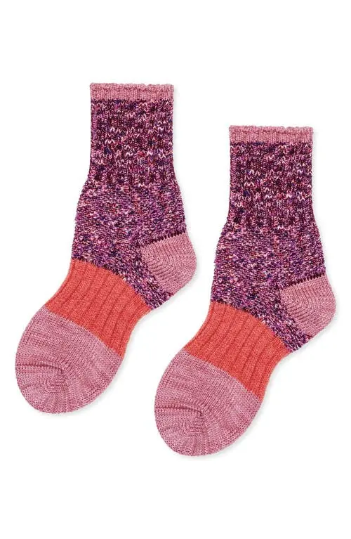 Hansel From Basel Pixie Dapple Crew Socks - Mulberry