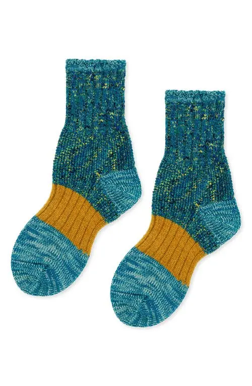 Hansel From Basel Pixie Dapple Crew Socks - Ocean