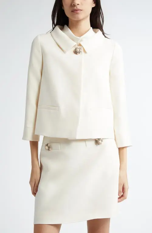 Valentino Garavani Crepe Couture Jacket - Avorio
