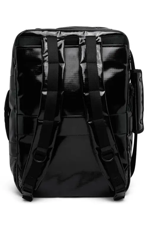 AIMEE Dakota Faux Leather Travel Backpack - Black/black