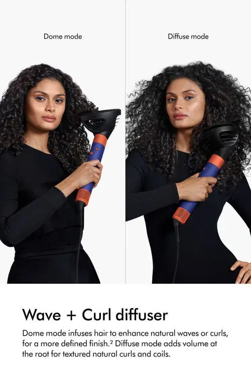 DYSON Airwrap™ Wave+curl Diffuser Attachment - Black