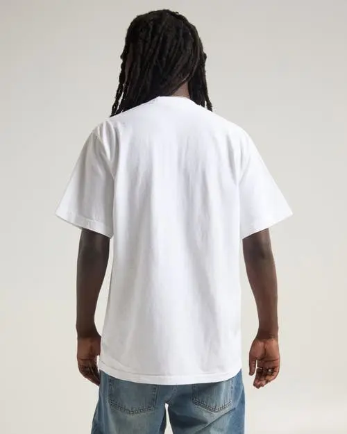 SHAKA WEAR Max Heavyweight Garment Dye T-shirt - White