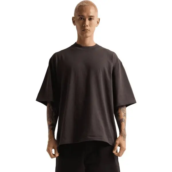SHAKA WEAR Heavyweight Oversize Tee - Off Black