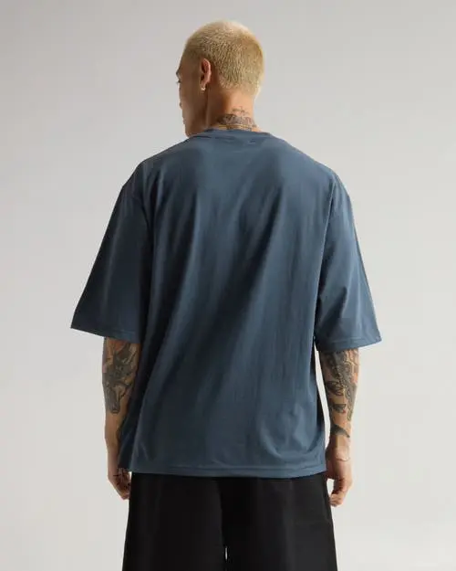 SHAKA WEAR Heavyweight Oversize Tee - Slate Blue