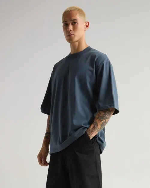 SHAKA WEAR Heavyweight Oversize Tee - Slate Blue