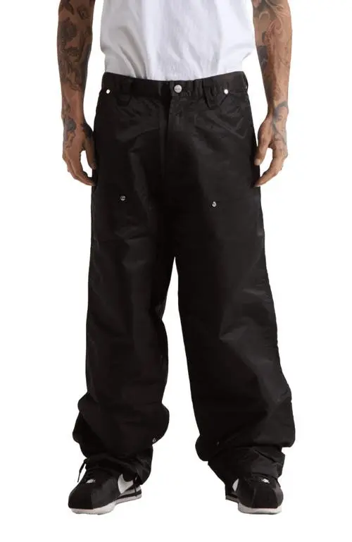 SHAKA WEAR Nylon Double Knee Pants - Black