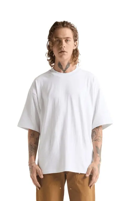 SHAKA WEAR Garment Dye Designer Tee Shirt - White