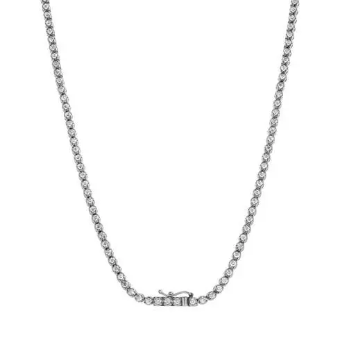 LUVMYJEWELRY Diamond Tennis Chain - 14k White Gold