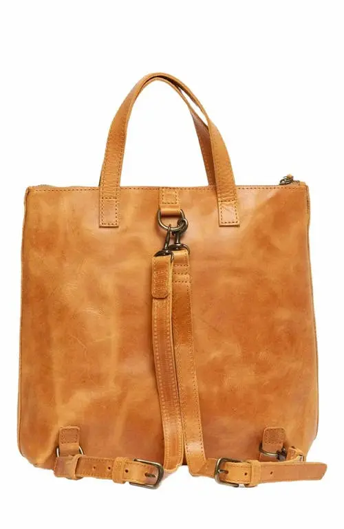ABLE Abera Convertible Backpack - Cognac