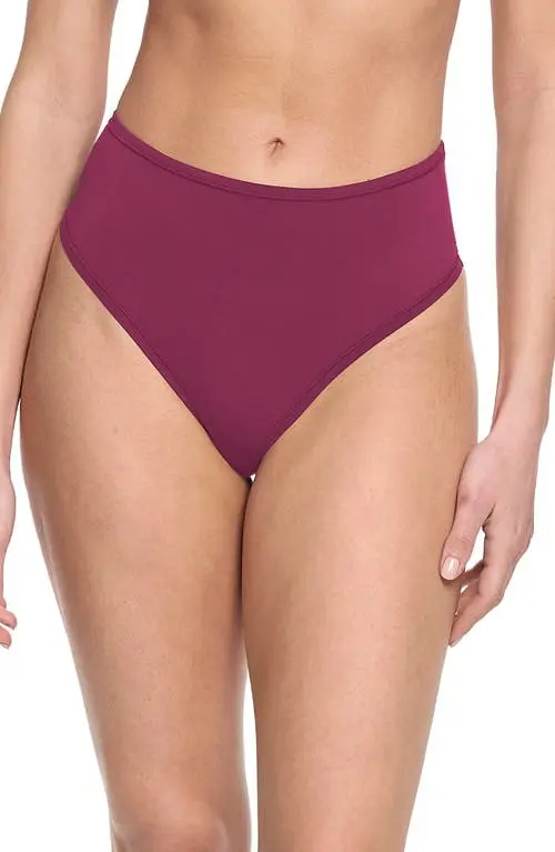 Hanky Panky Yourfit™ Assorted 3-pack High Waist Thongs - Mulled Wine/mountain/almond
